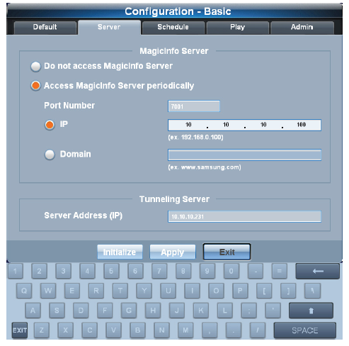 How to Connect I-Player to MagicINFO Server